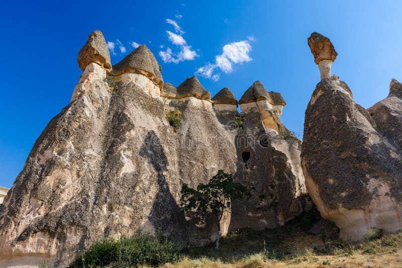 Bizzare Rocks in Cappadocia, Turkey Stock Photo - Image of formation ...