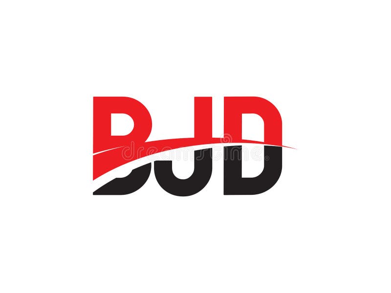 BJD Letter Initial Logo Design Vector Illustration Stock Vector ...