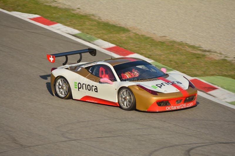 Octane 126 Team Ferrari 458 Challenge Evo 2016 Editorial Photo - Image ...