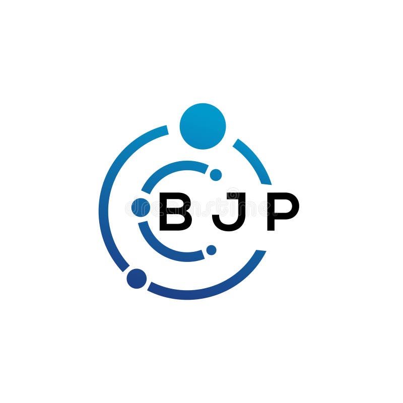 BJP Letter Logo Design on White Background. BJP Creative Initials ...