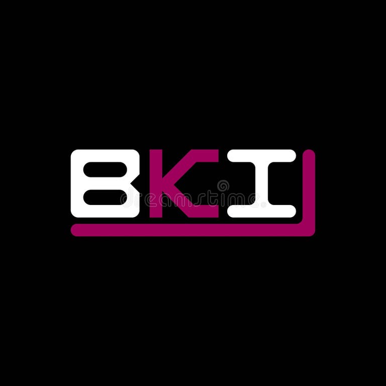 BKI Letter Logo Creative Design with Vector Graphic, BKI Stock ...