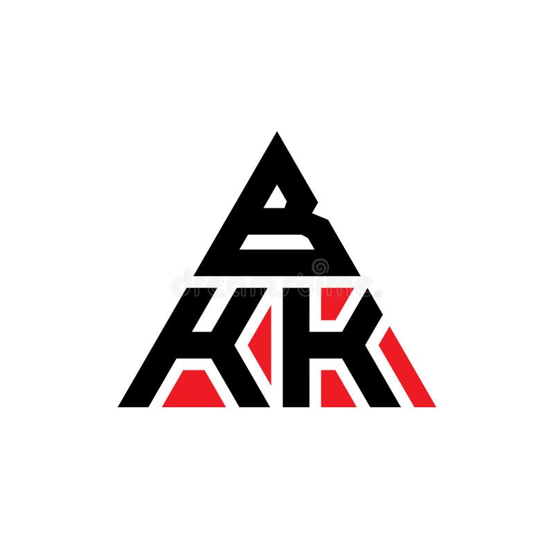 BKI Triangle Letter Logo Design with Triangle Shape. BKI Triangle Logo ...