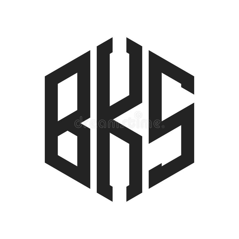 BKS Logo Design. Initial Letter BKS Monogram Logo Using Hexagon Shape ...