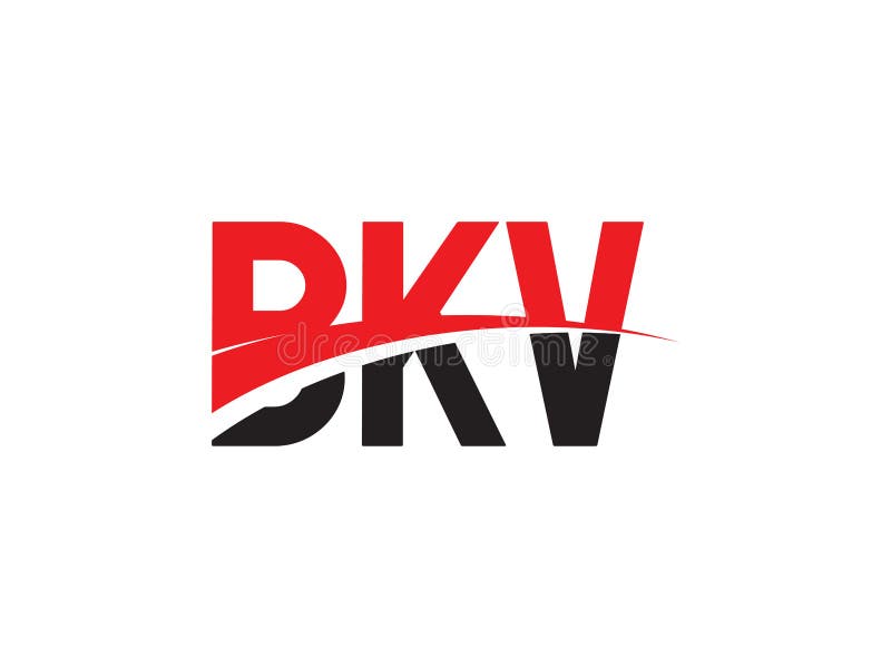 BKV Letter Initial Logo Design Vector Illustration Stock Vector ...