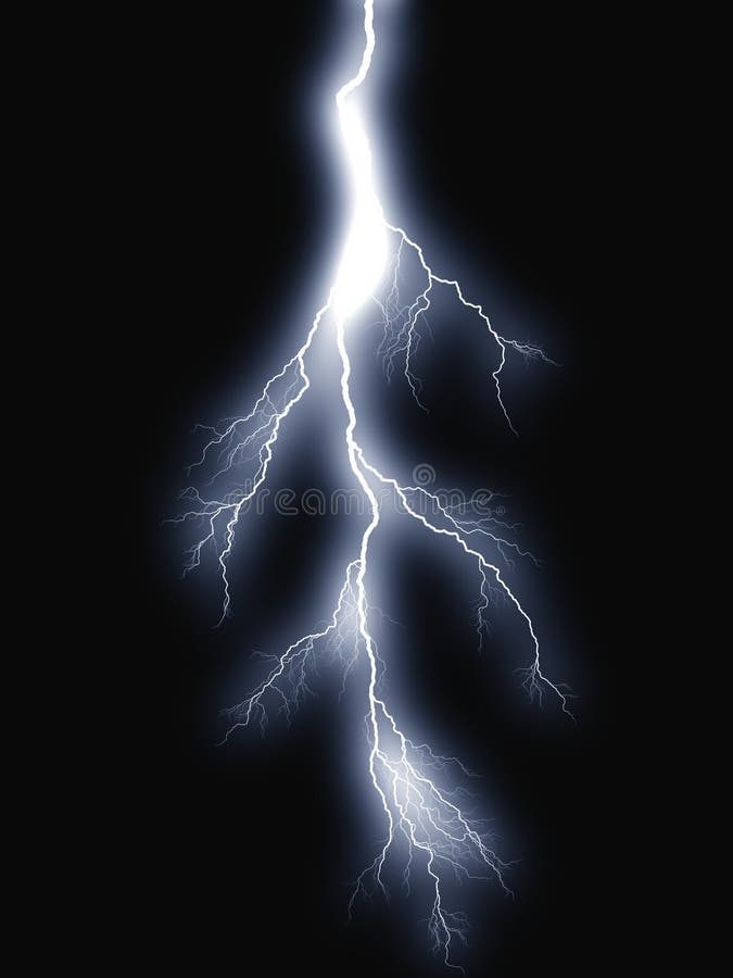 Blixtnedslag stock illustrationer. Illustration av energi - 3684550