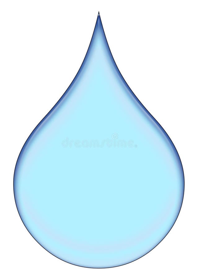 Blå droppe stock illustrationer. Illustration av form, isolerat - 422127