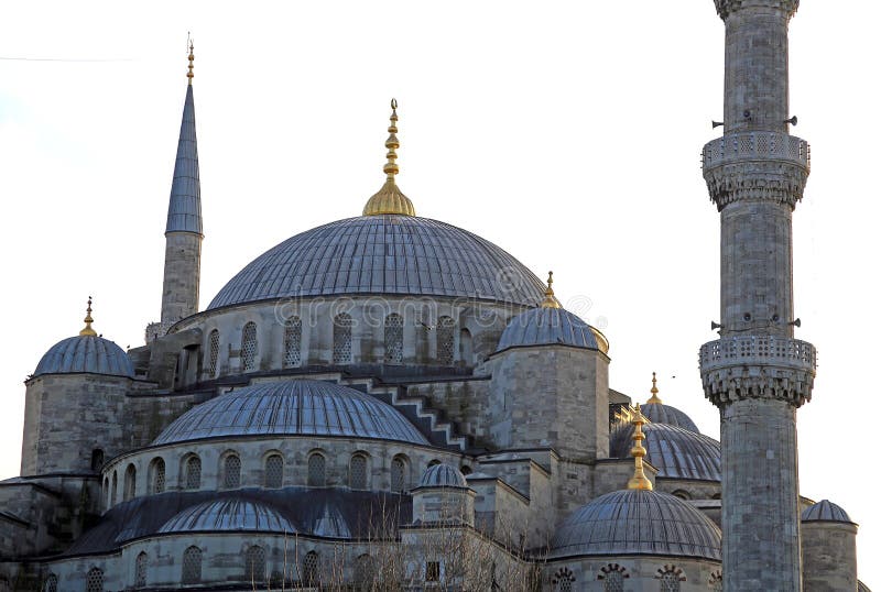 Blå inre moské fotografering för bildbyråer. Bild av moské - 769555