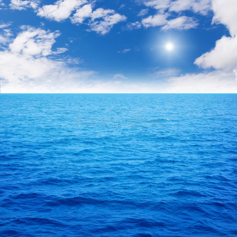 Blått hav arkivfoto. Bild av perfekt, krusigt, miljö - 19045286