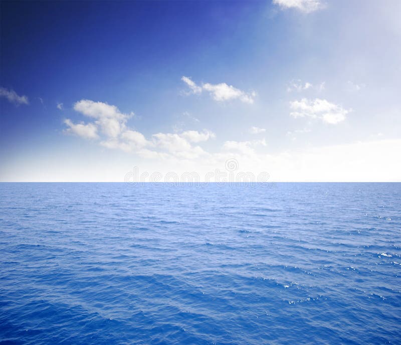 Blått hav arkivfoto. Bild av perfekt, krusigt, miljö - 19045286