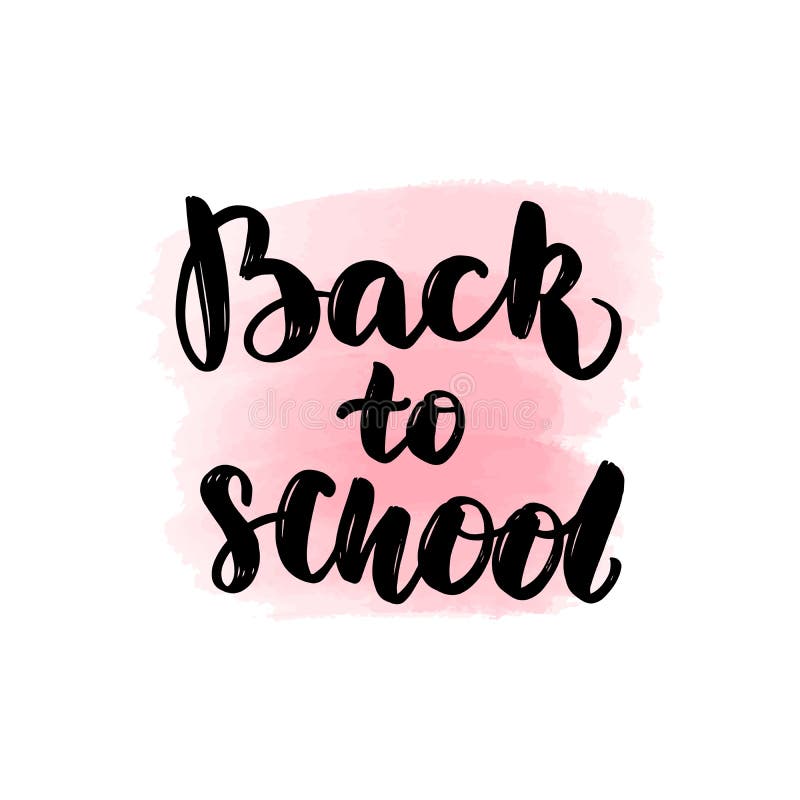 Lettering back to work stock vector. Illustration of lettering - 143177734