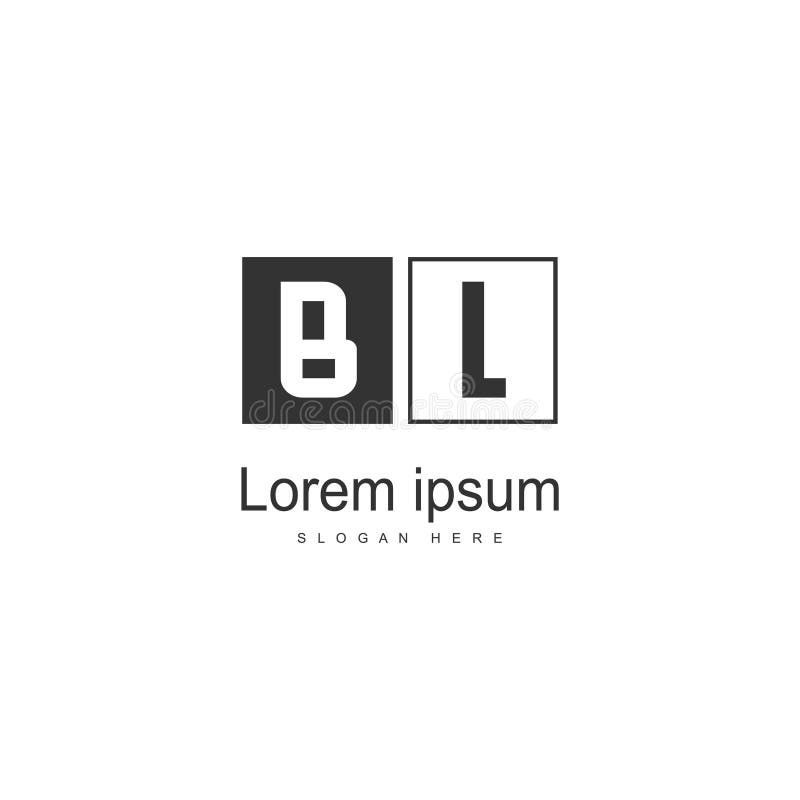 BL Letter Logo Design. Creative Modern BL Letters Icon Illustration ...