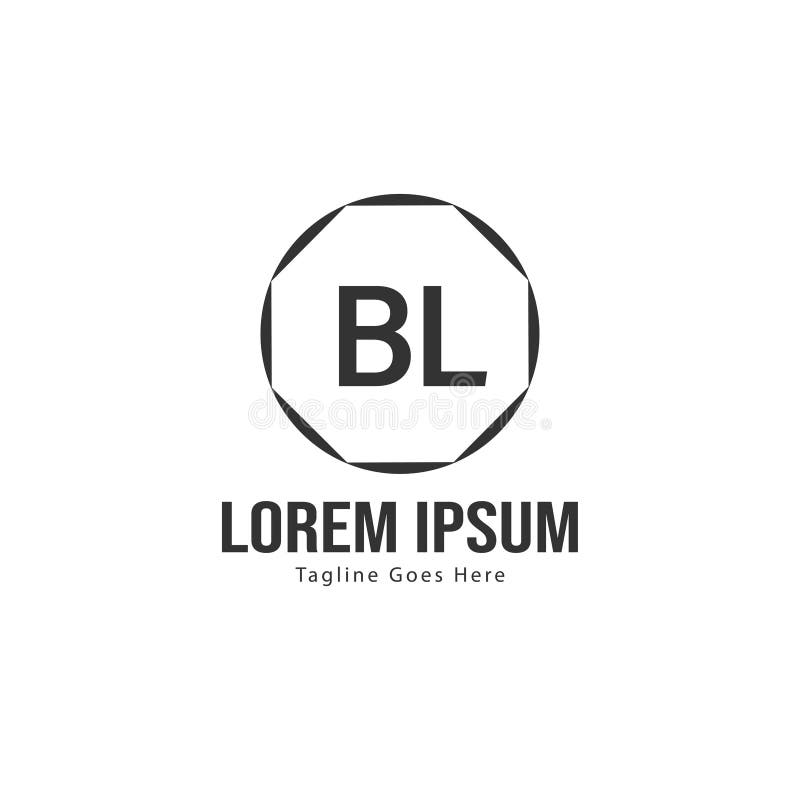 BL Letter Logo Design. Creative Modern BL Letters Icon Illustration ...
