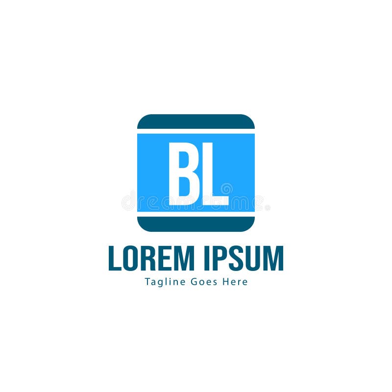BL Letter Logo Design. Creative Modern BL Letters Icon Illustration ...