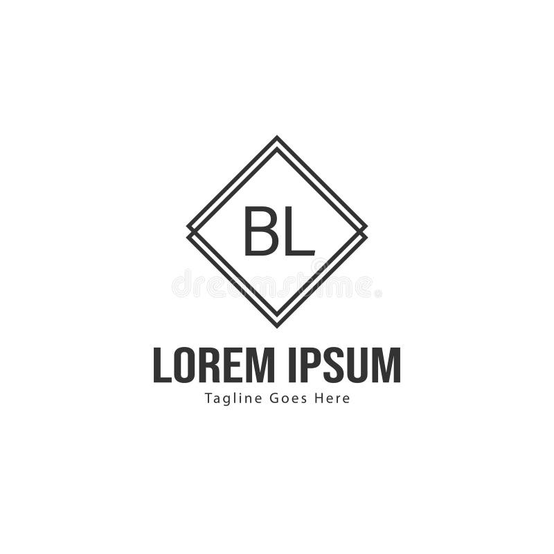 BL Letter Logo Design. Creative Modern BL Letters Icon Illustration ...