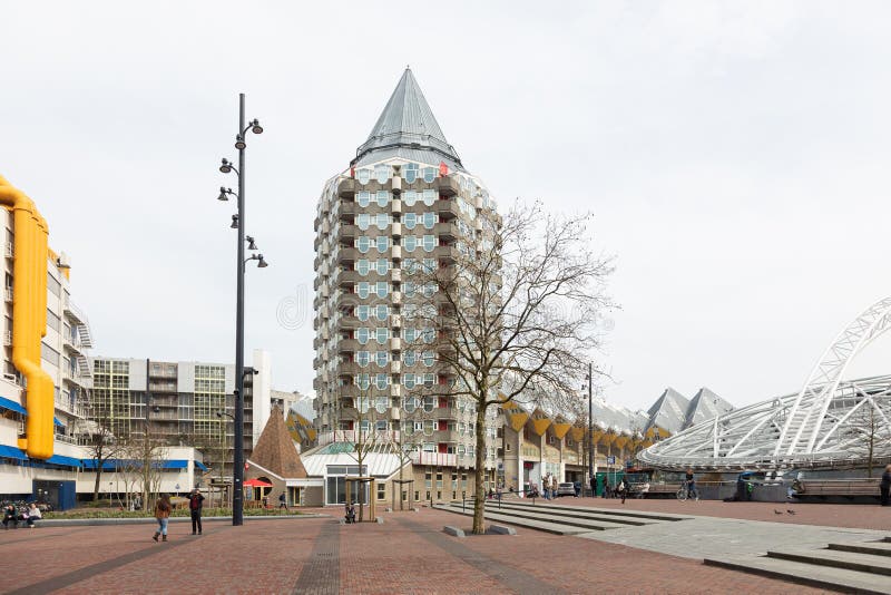 Blaaktoren by Architect Piet Blom Editorial Photography - Image of ...