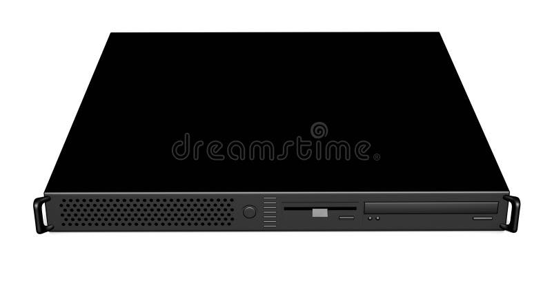 Black 19inch Server 3 stock illustration. Illustration of hosting - 1089542