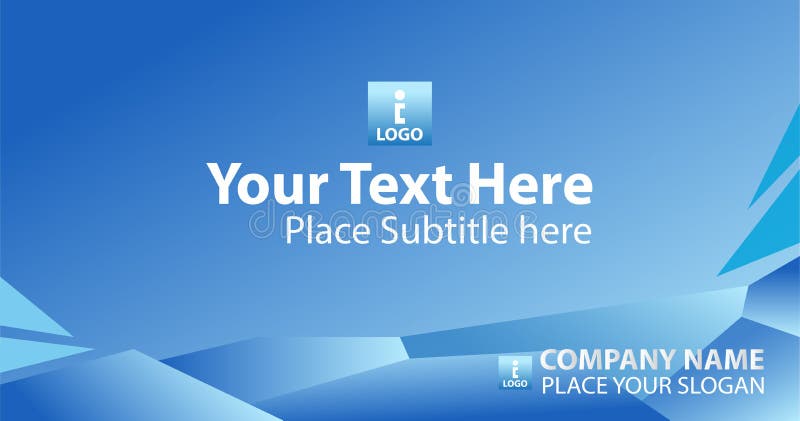 Vector Template for Company Presentation, Backdrop, Web, Background ...