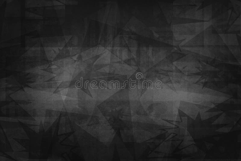 Black Abstract Background with Angled Blocks, Squares, Diamonds ...