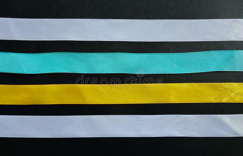 Black Abstract Background of Decorative Ribbons Stock Image - Image of ...