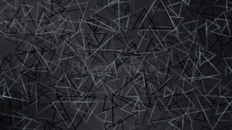 Black Abstract Background of Small Triangles Stock Vector ...