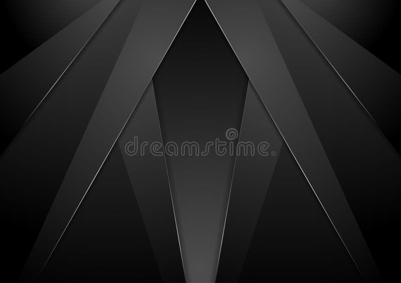 Black Abstract Concept Material Tech Background Stock Vector ...