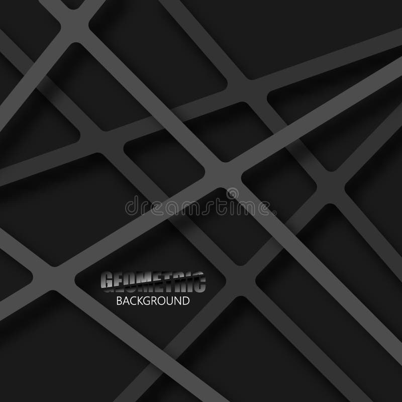 Black Abstract Corporate Background. Digital Abstract Vector Design ...