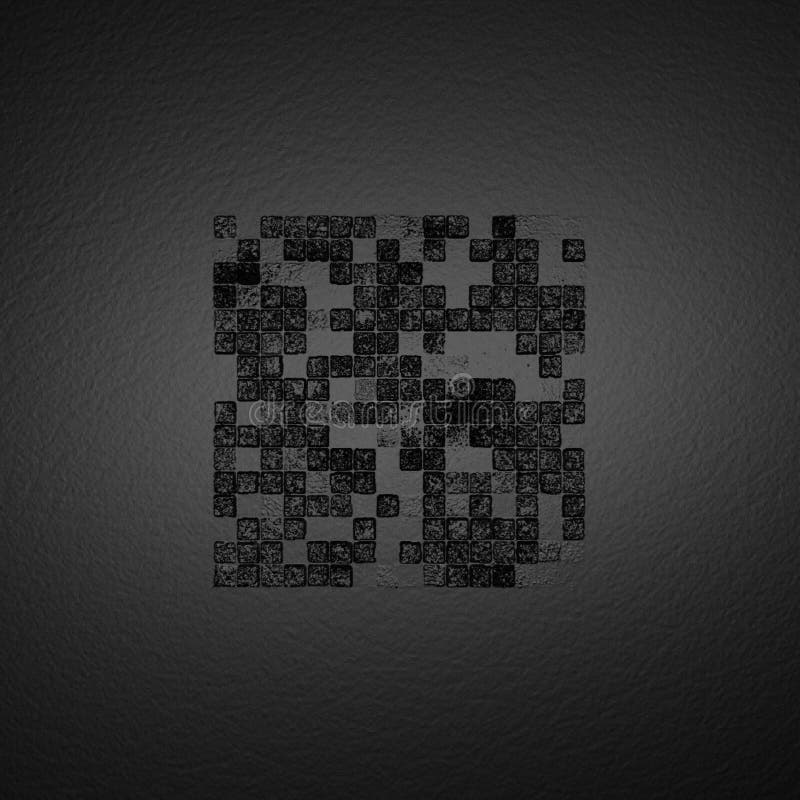 Black Abstract 3D Background. Graphite Black Surface with Embossed ...