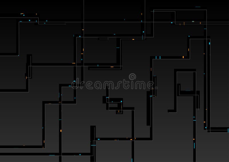 Black Abstract Futuristic Technology Background Stock Vector ...