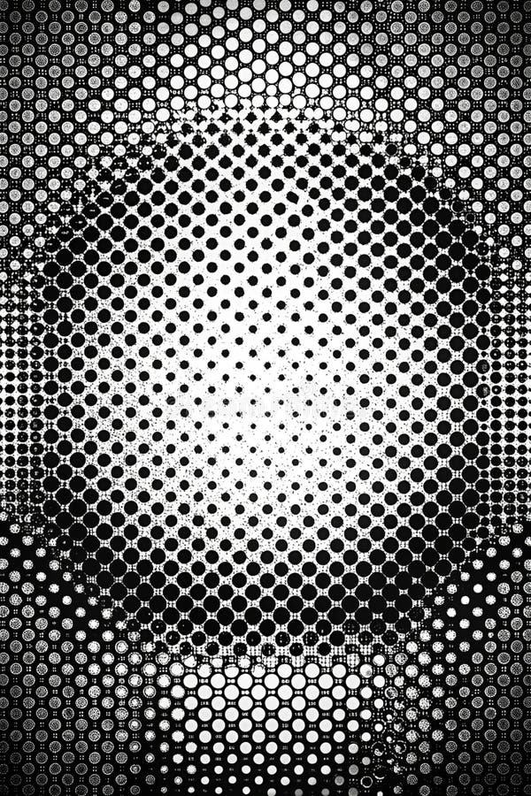 Black Abstract Grunge Halftone Pattern Texture Stock Illustration ...