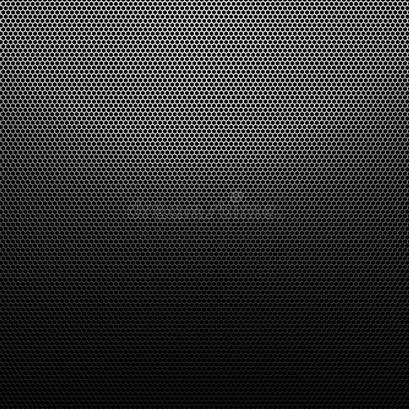 Black Abstract Hexagonal Metal Mesh Background. Stock Illustration ...