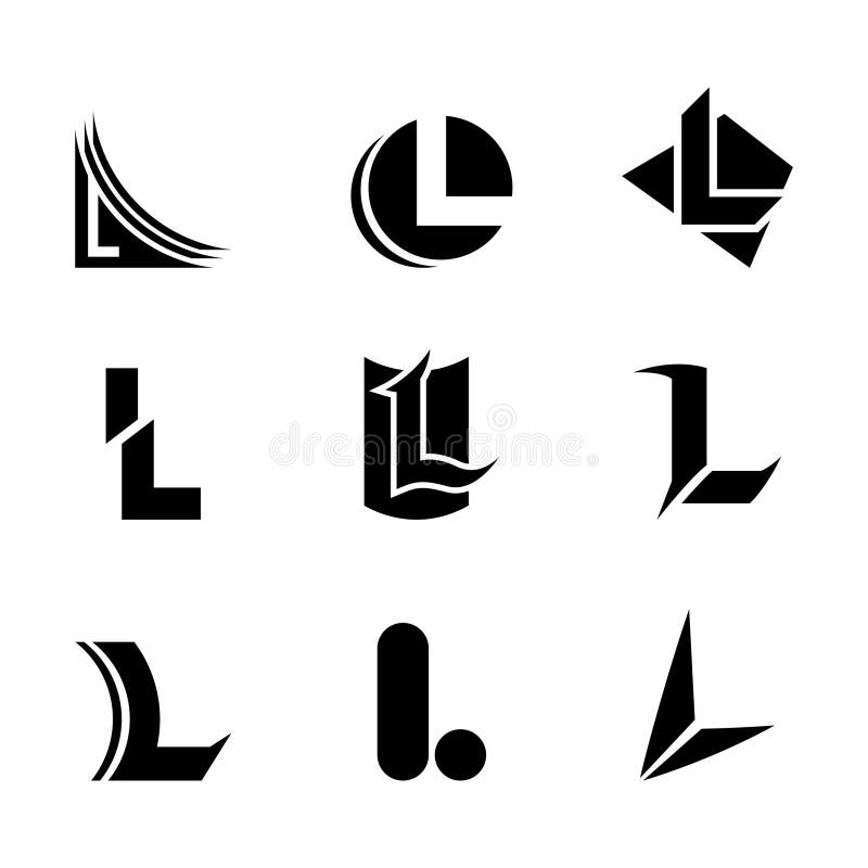 Abstract Icons Letter L Stock Illustrations – 1,323 Abstract Icons ...