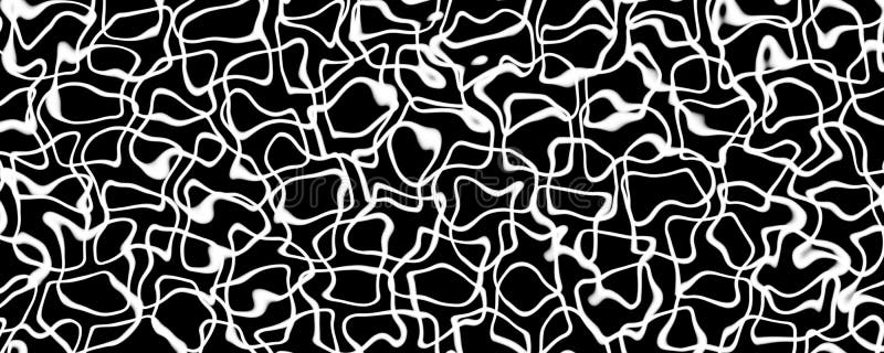 Black Abstract Lines Pattern Background Stock Illustration ...