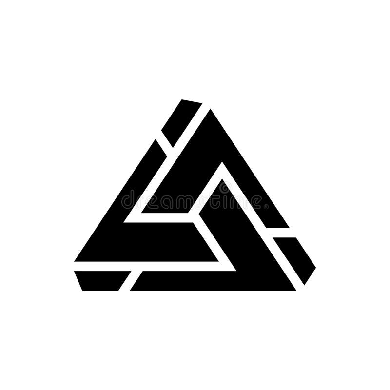 Black abstract logo stock vector. Illustration of sign - 175264029