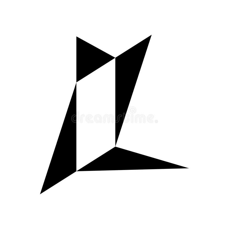 Black Abstract Logo Design Template Stock Vector - Illustration of logo ...