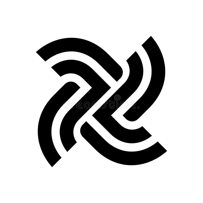 Black abstract logo stock vector. Illustration of design - 175271990