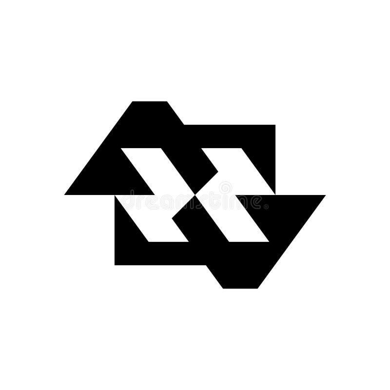 Black abstract logo stock vector. Illustration of logo - 175278003