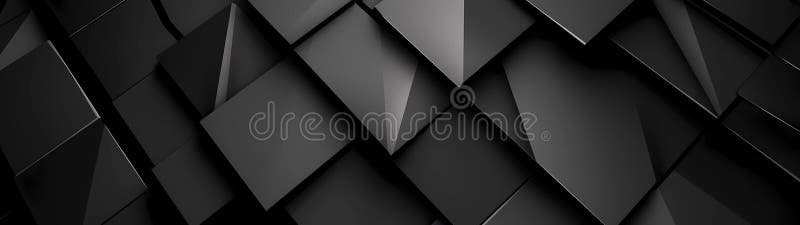 A Black Abstract Monochrome Design Creates a Neat and Symmetrical ...