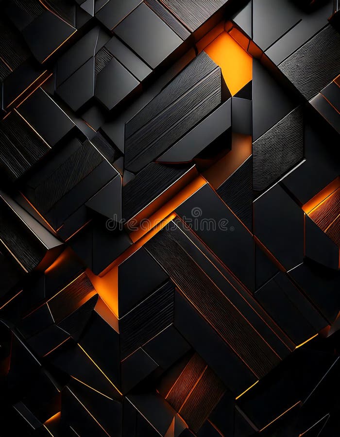 Abstract Dark Geometric Pattern Angular Shapes Shadows Stock Photos ...