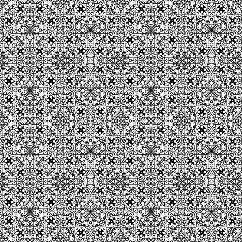 Black abstract pattern stock vector. Illustration of swirl - 97977692