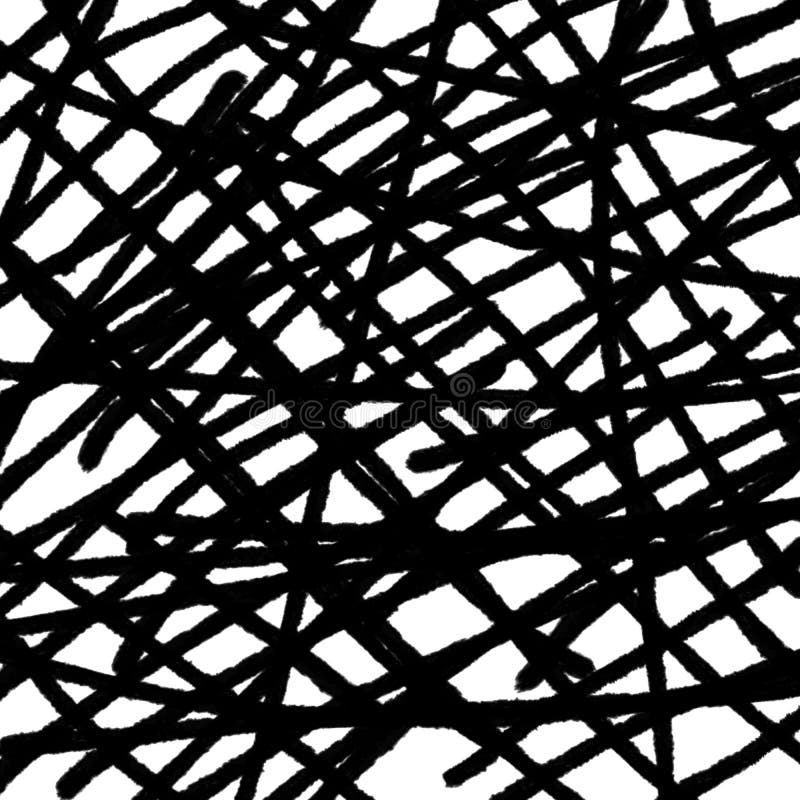 Black Abstract Scribble Grid Background Stock Illustration ...