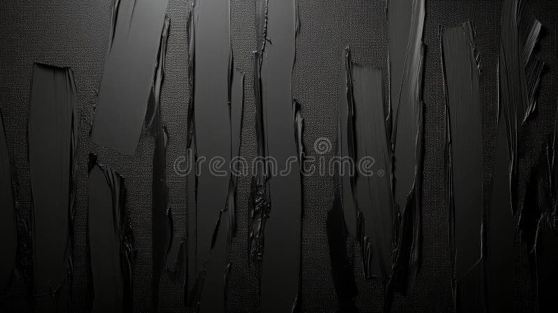 Black Abstract Surface Featuring a Cracked Texture, Rough Edges, and ...