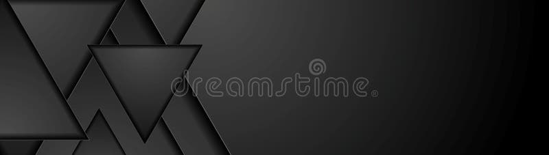 Black Abstract Technology Concept Banner Design Stock Vector ... Black Abstract Technology Concept Banner Design Stock Vector ...