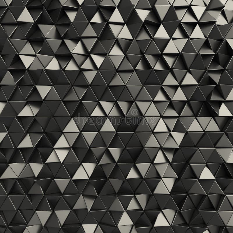 Black Abstract Triangles Backdrop Stock Illustration - Illustration of ...