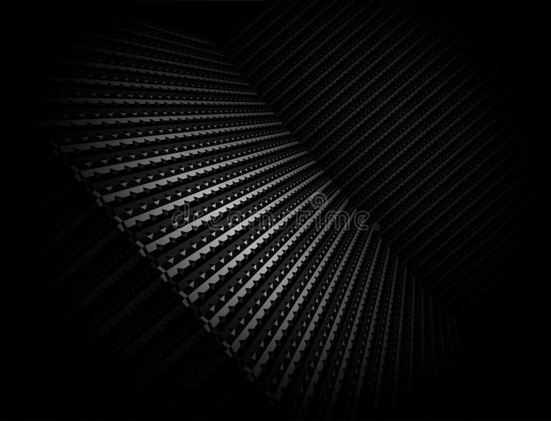 Black Abstract Vector Illustration with Geometric Texture Stock Vector ...