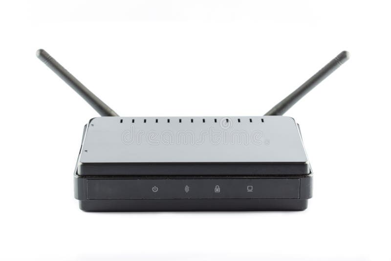 Black Access point router stock photo. Image of local - 40235818