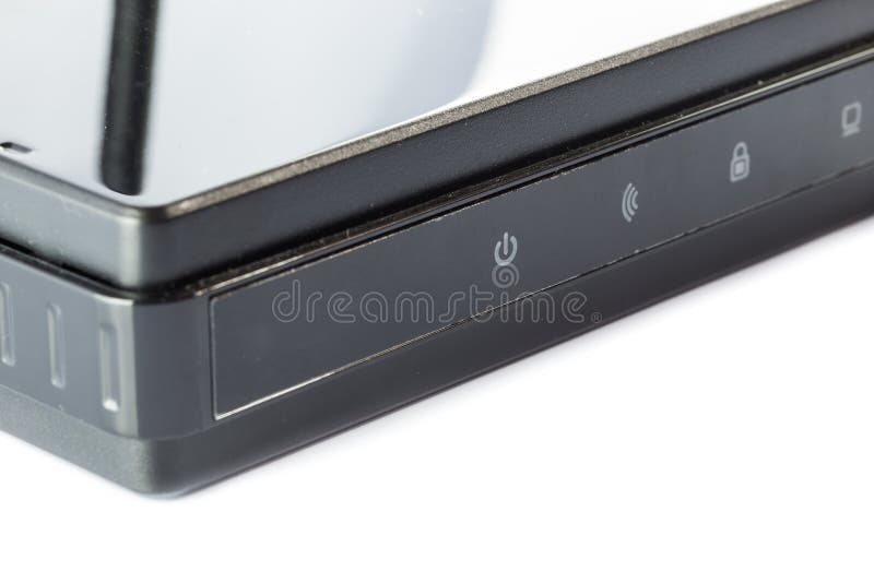 Black Access point router stock image. Image of fiber - 40244535