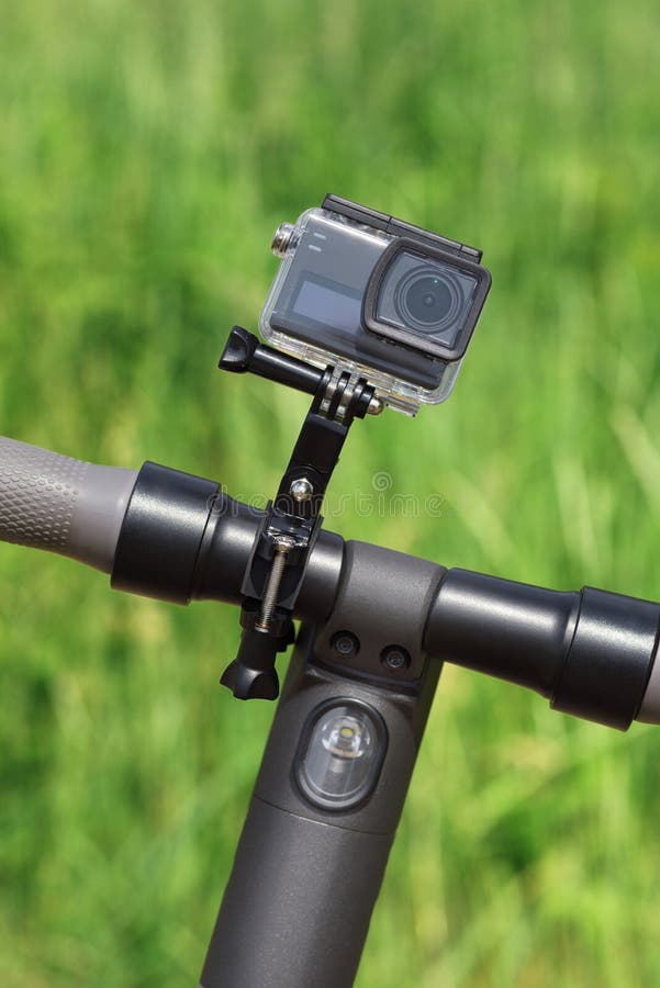 Boy with scooter in action stock image. Image of intensive - 58644543