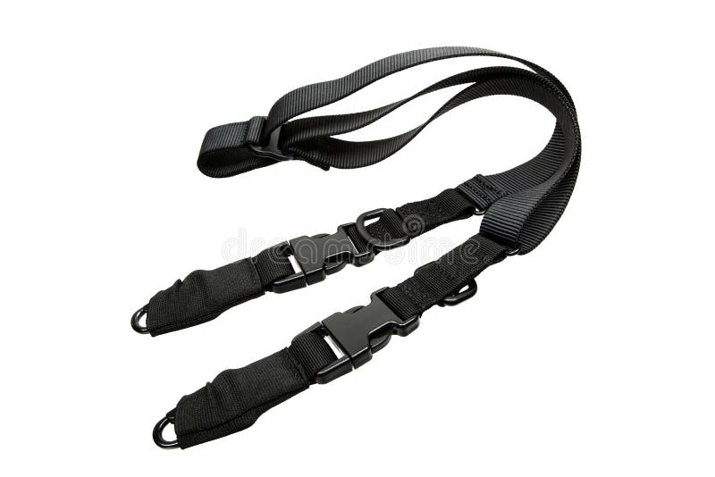 Black Adjustable Shoulder Strap with Quick-release Buckles and D-rings ...