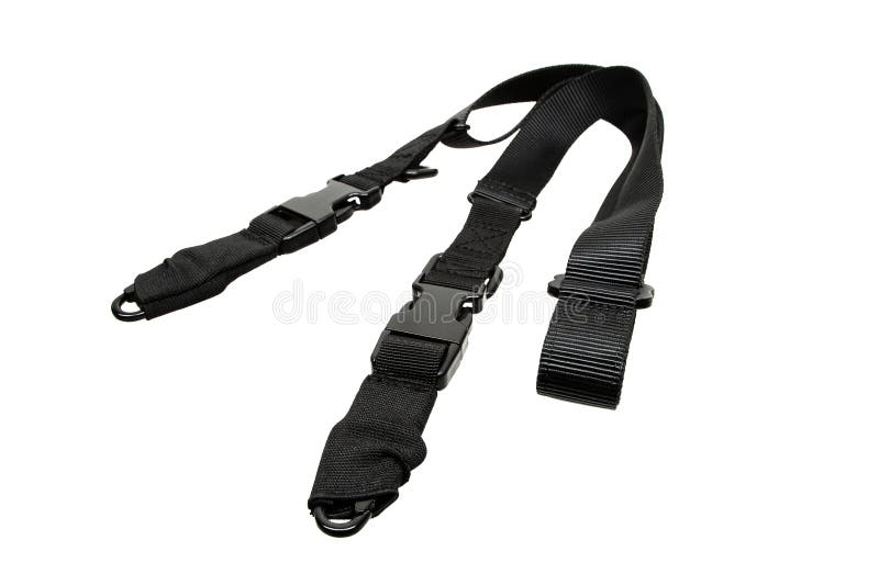 Black Adjustable Shoulder Strap with Quick-release Buckles and D-rings ...
