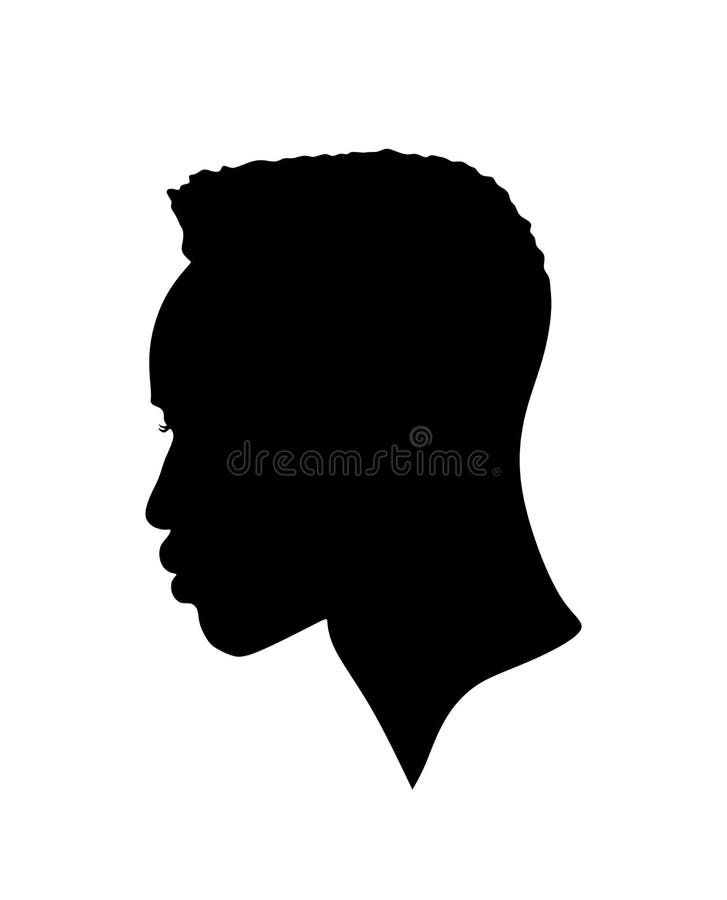 Afro Man Silhouette Stock Vector Illustration Of Dread 200374939